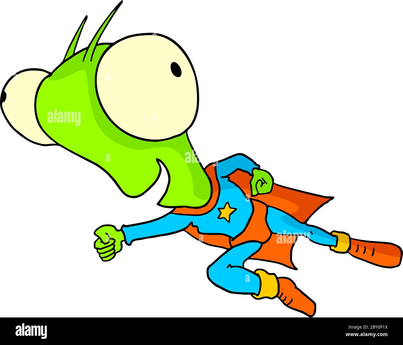Cartoon alien monster man hi-res stock photography and images - Alamy