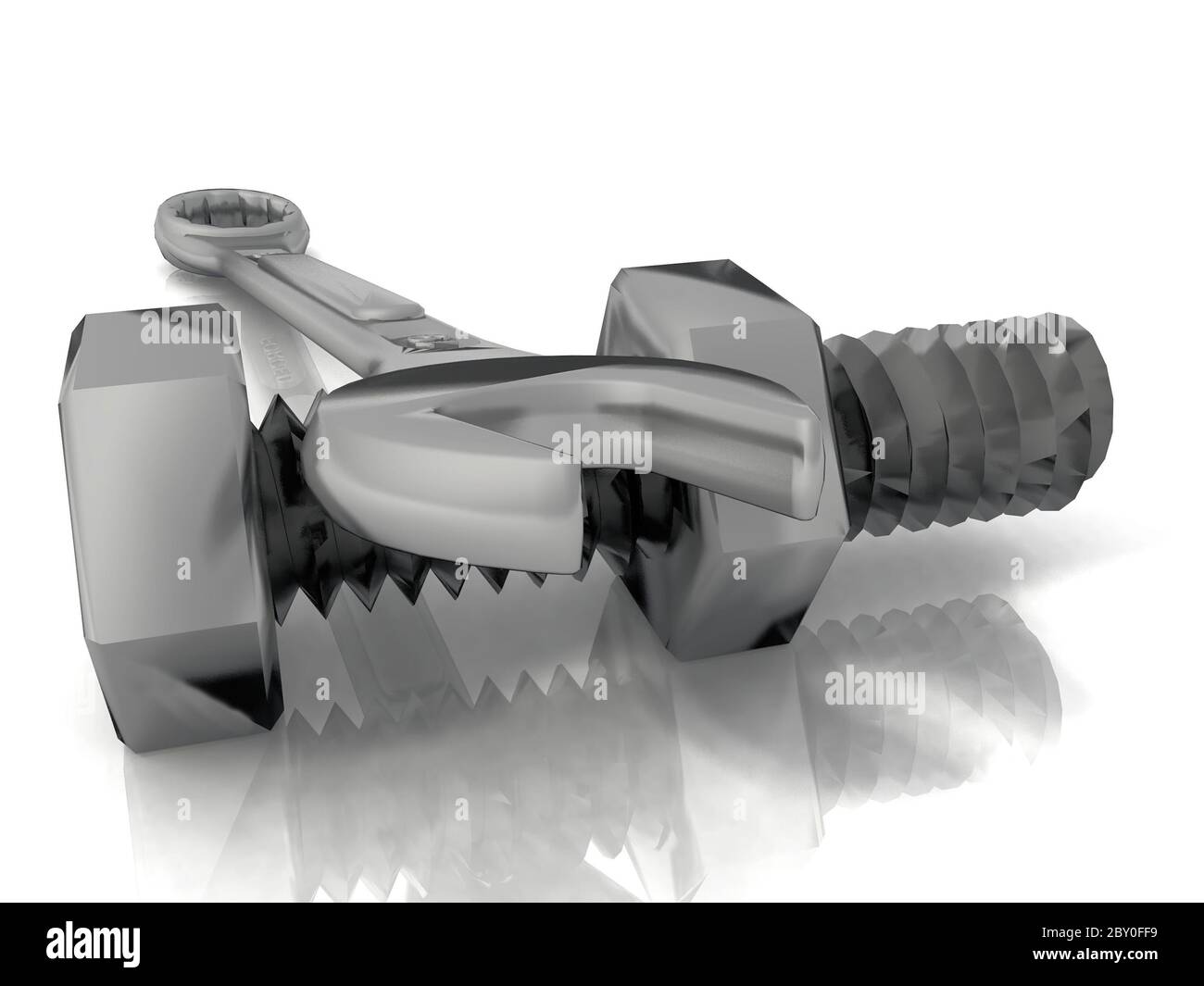 bolt nut and screw key Stock Photo - Alamy