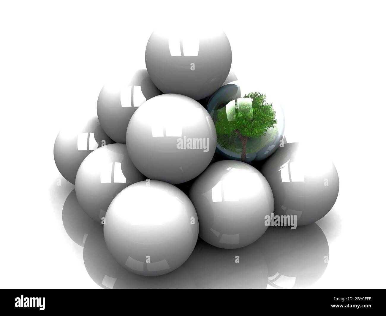 Pyramid of balls hi-res stock photography and images - Alamy