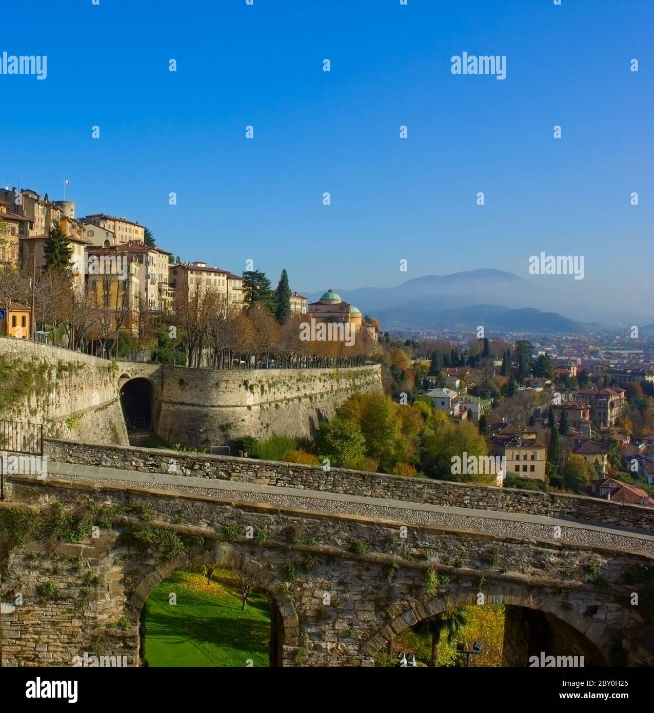 Bergamo old town hi-res stock photography and images - Alamy