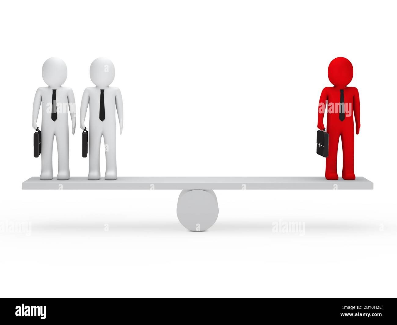 3d person balance scale hi-res stock photography and images - Alamy
