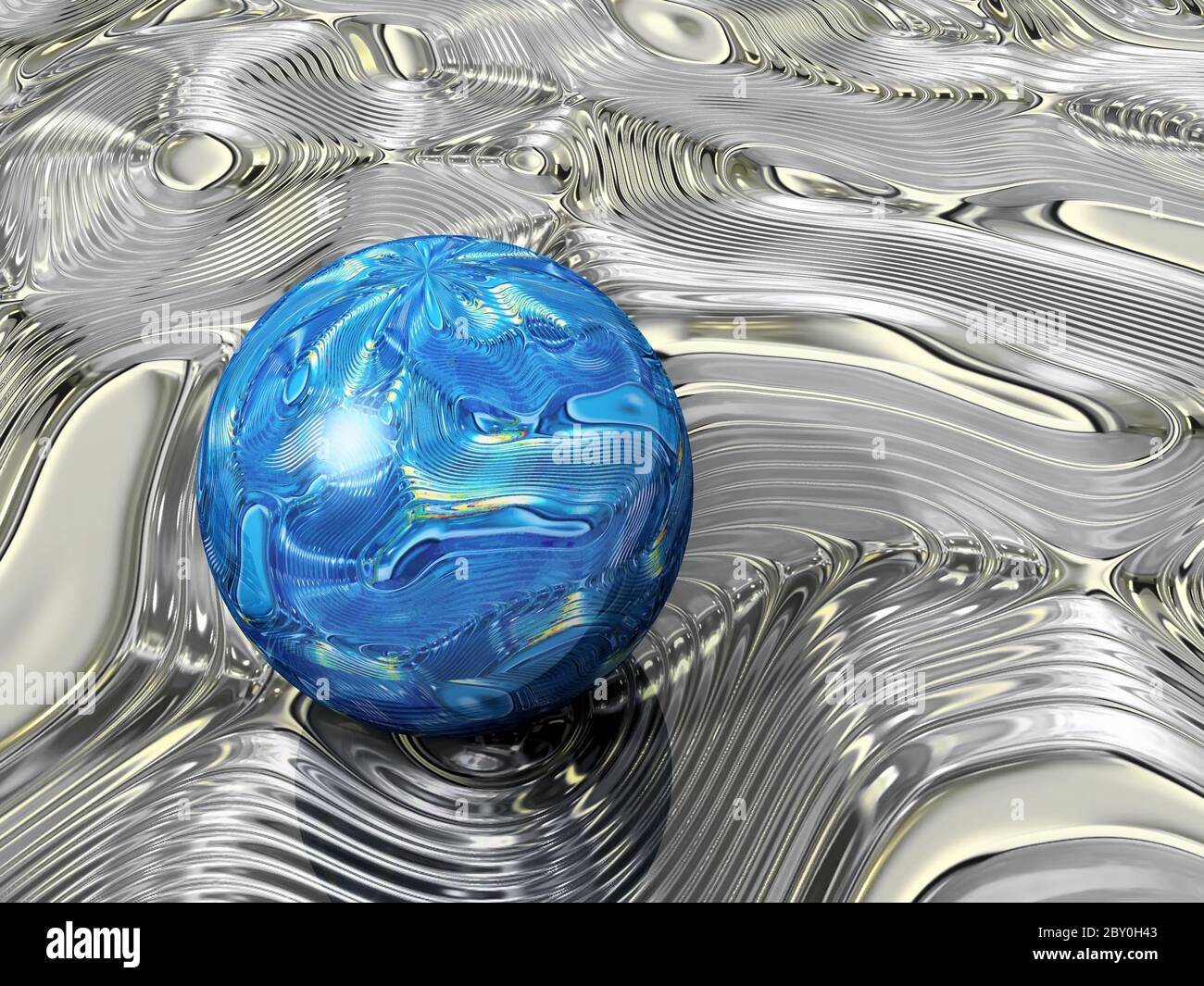 metallic blue ball textured metal Stock Photo - Alamy