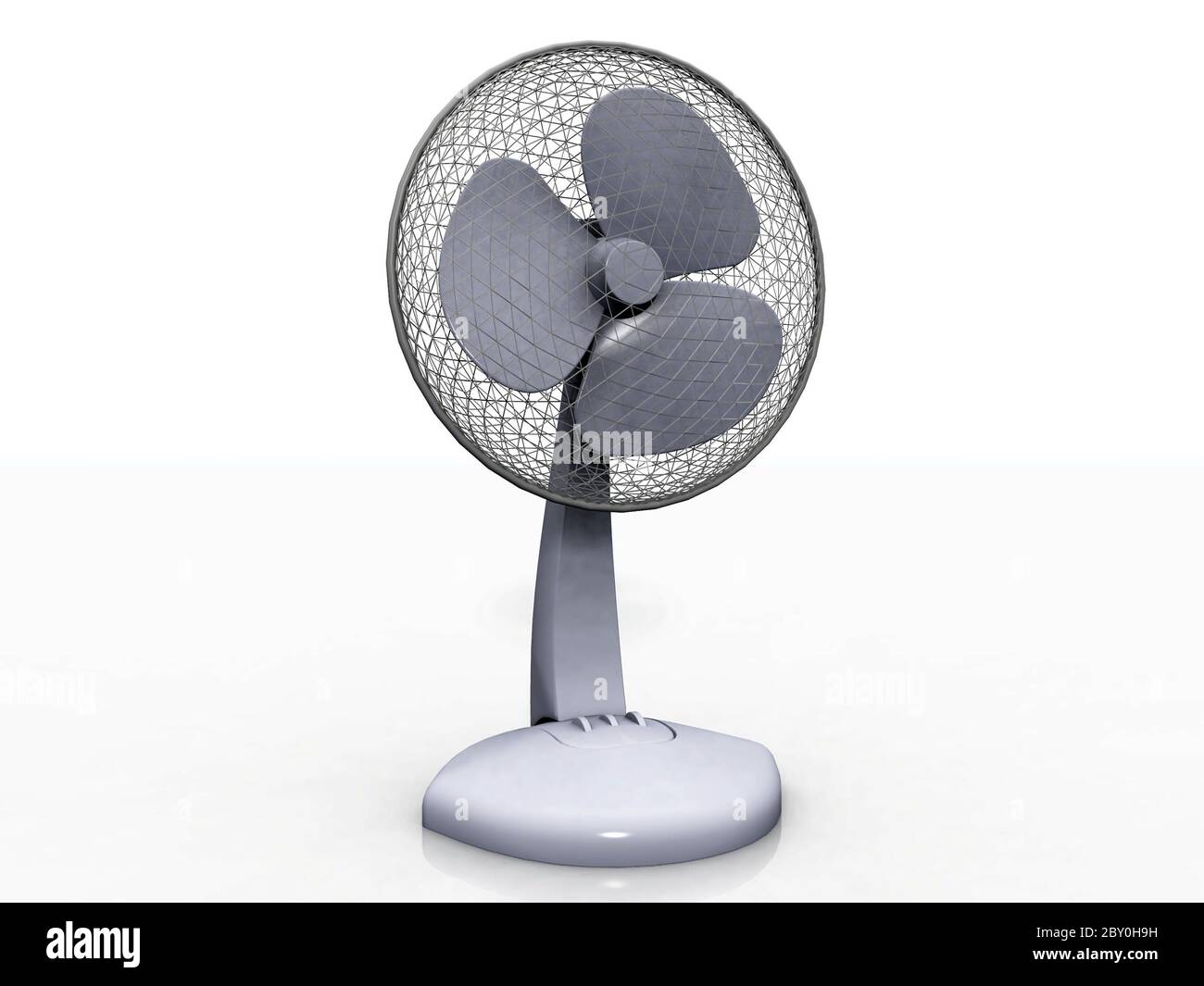 the fan on a white background Stock Photo - Alamy