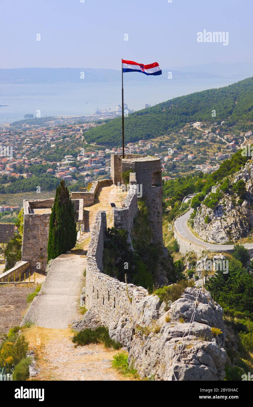 Old fort in Split, Croatia Stock Photo - Alamy