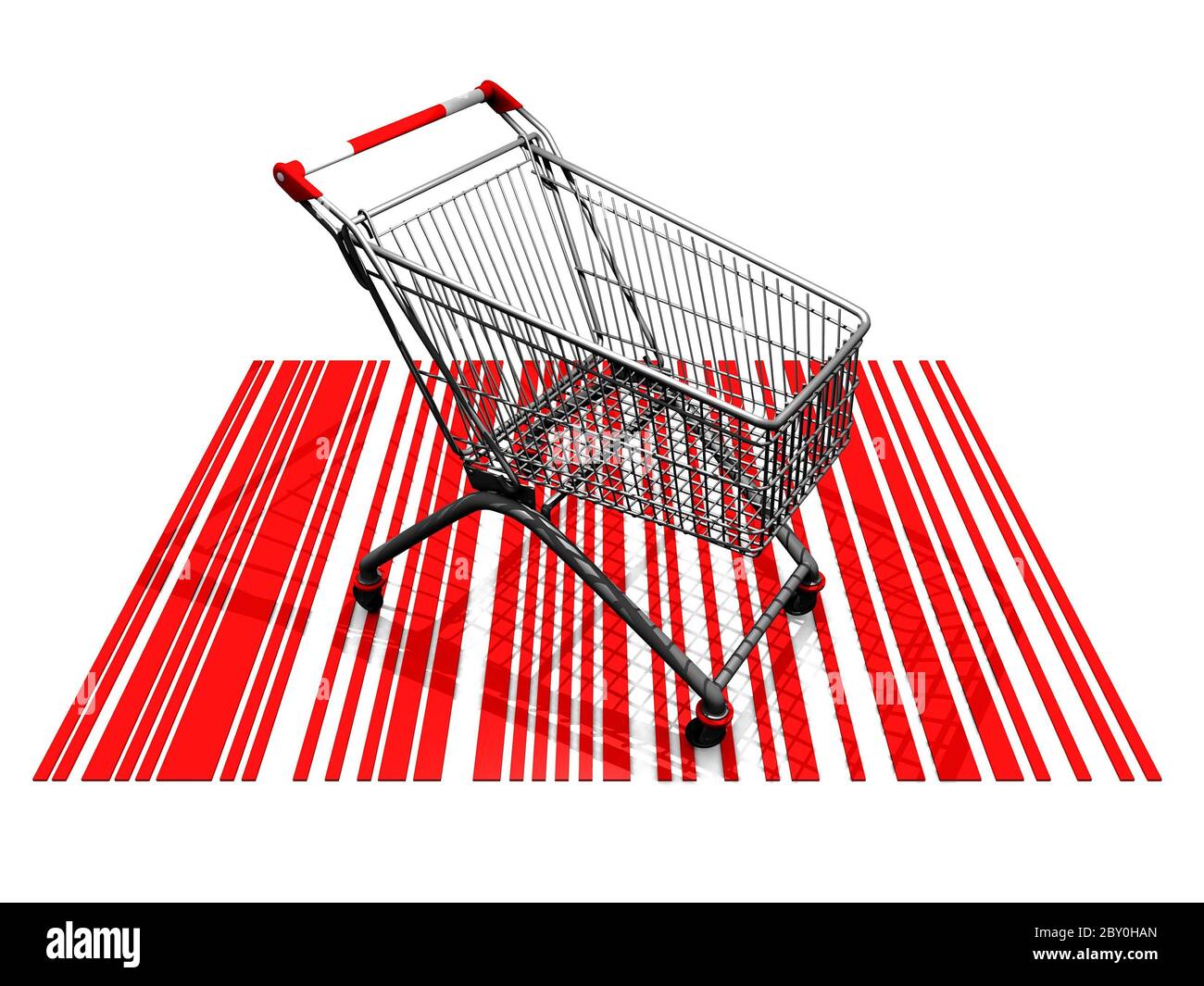 Shopping cart barcode hi-res stock photography and images - Alamy