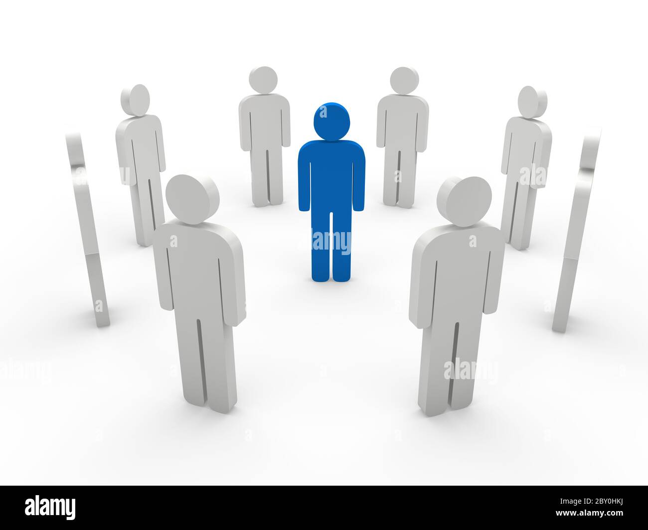 teamwork white blue Stock Photo - Alamy