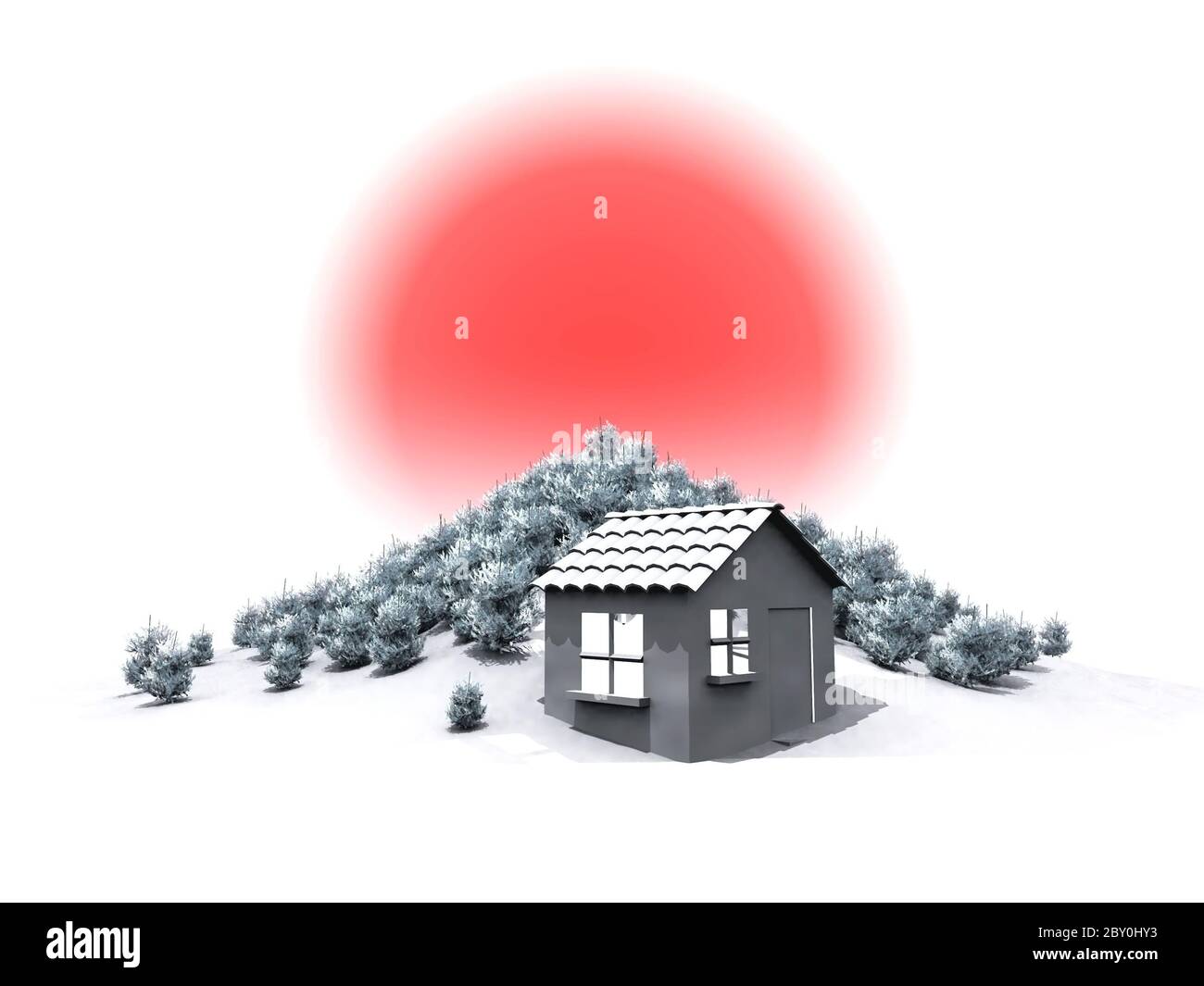 Landscape beautiful view in Cut Out Stock Images & Pictures - Alamy