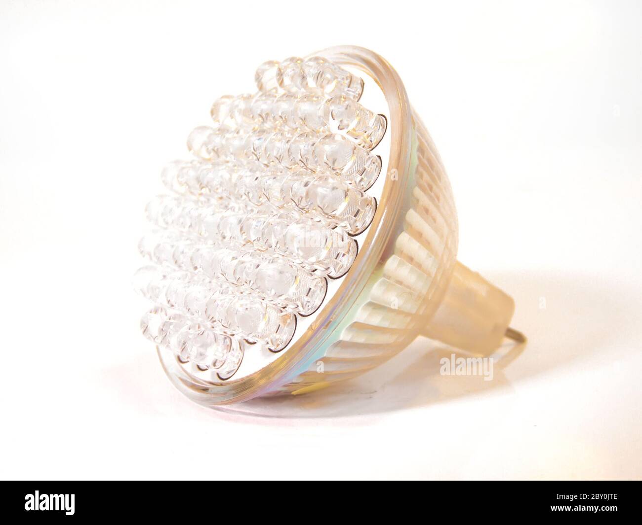 LED bulb on a white background Stock Photo - Alamy