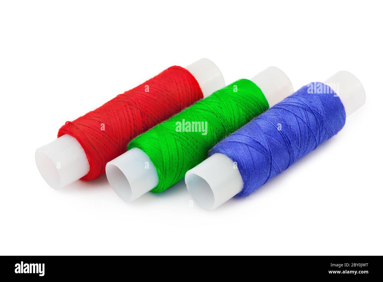 Close up blue spools Cut Out Stock Images & Pictures - Alamy