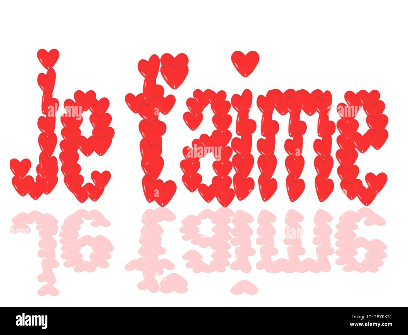 i love you with small heart Stock Photo - Alamy