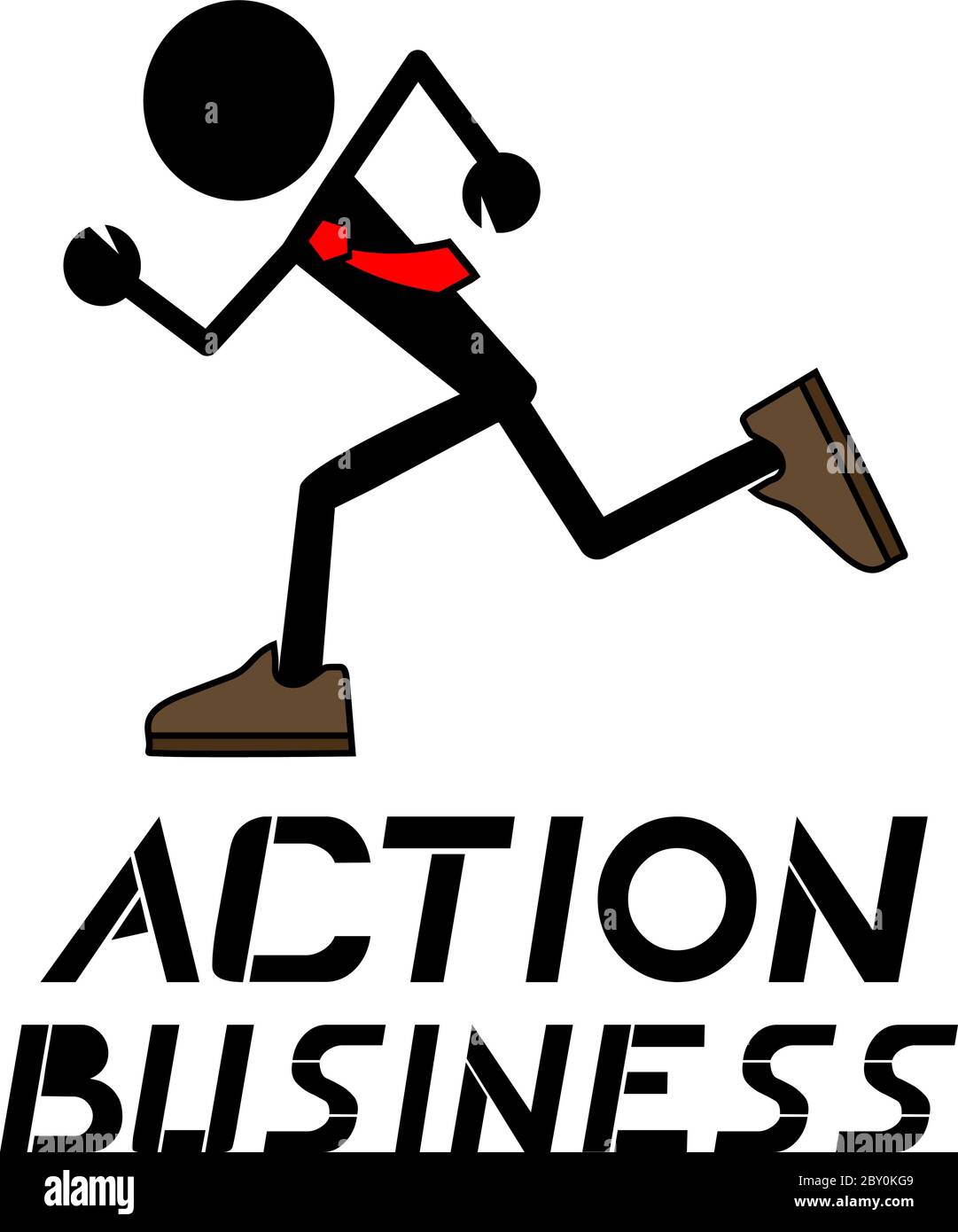 Cartoon style drawing business man hi-res stock photography and images ...