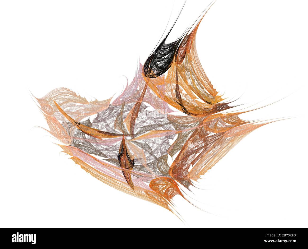 forms and curves on white background Stock Photo - Alamy