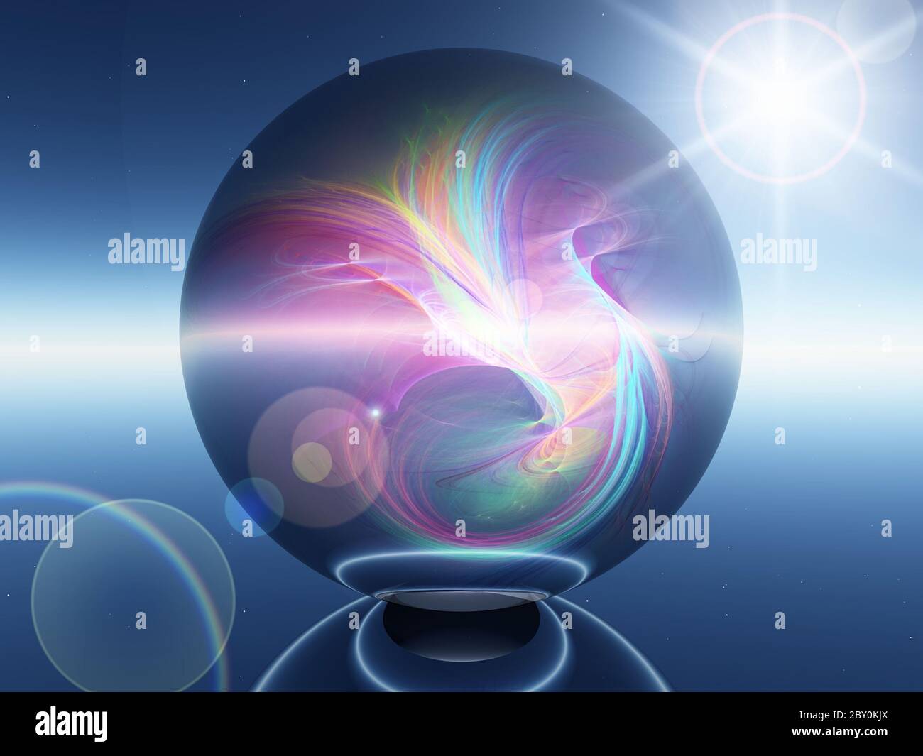 the bubble shapes in color Stock Photo - Alamy