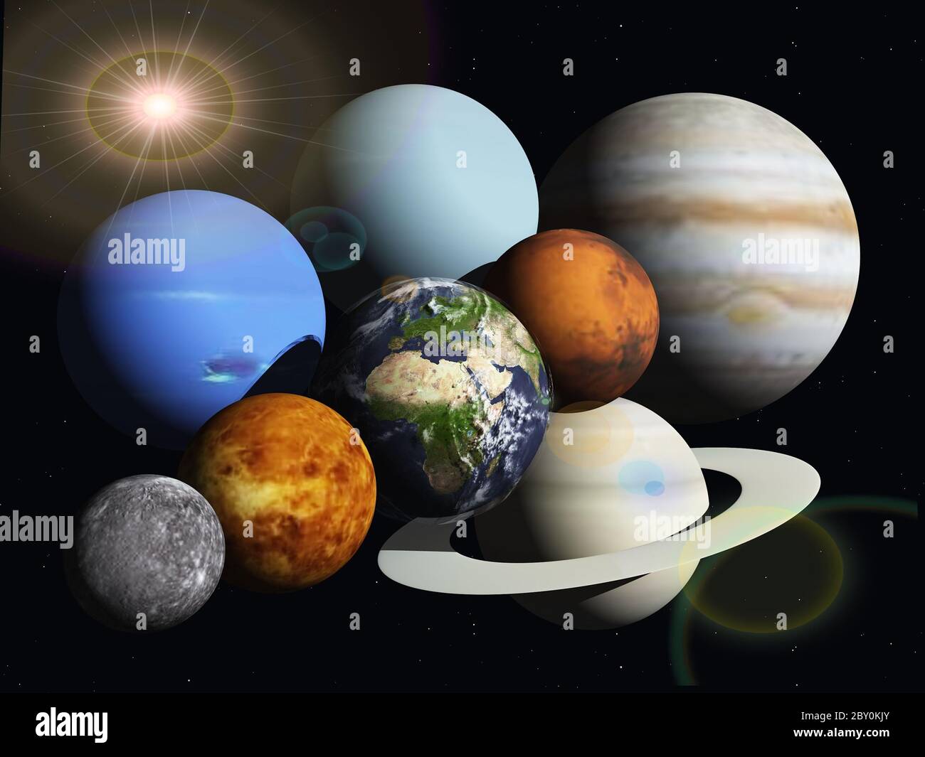 Solar planets hi-res stock photography and images - Alamy