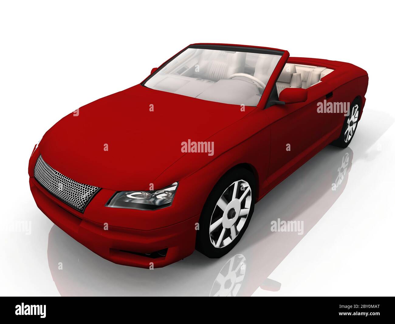 Red and white car hi-res stock photography and images - Alamy