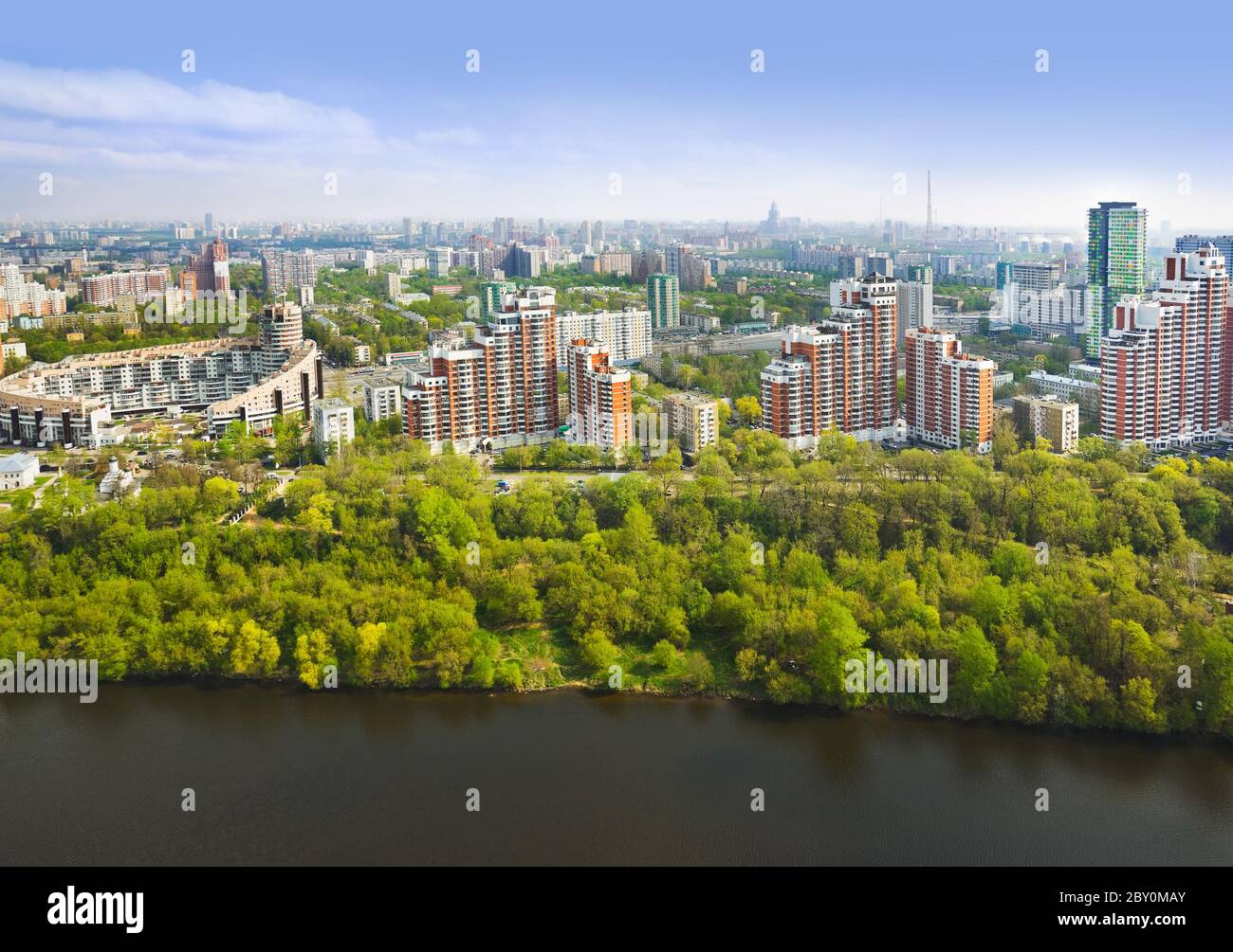 Moscow, Russia - aerial view Stock Photo - Alamy