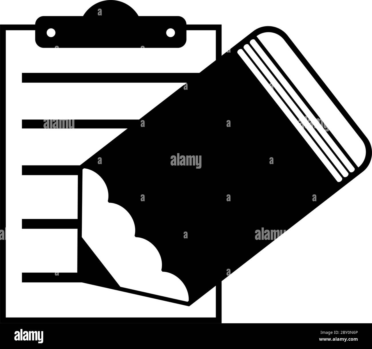 clipboard and pencil Stock Vector Image & Art - Alamy