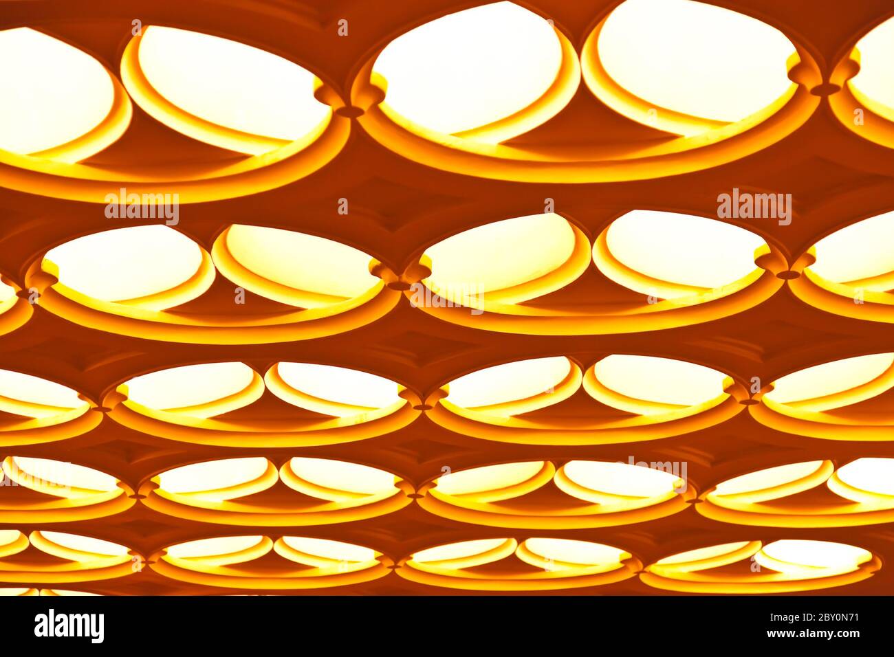 Abstract geometric ceiling Stock Photo - Alamy