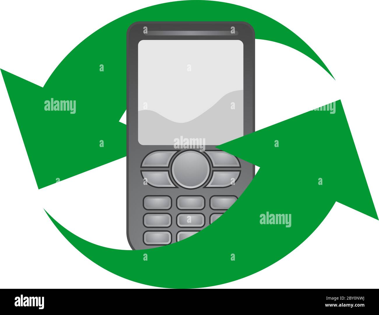 Phone arrow hi-res stock photography and images - Alamy