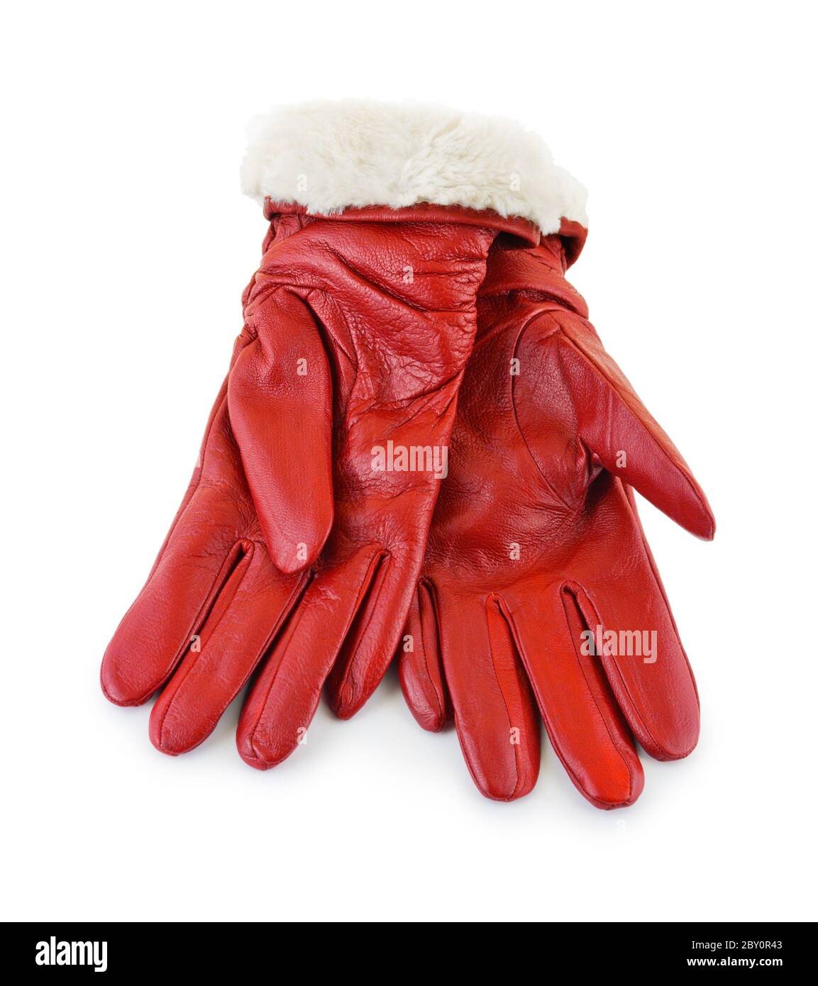 Woman leather glove fur hi-res stock photography and images - Alamy
