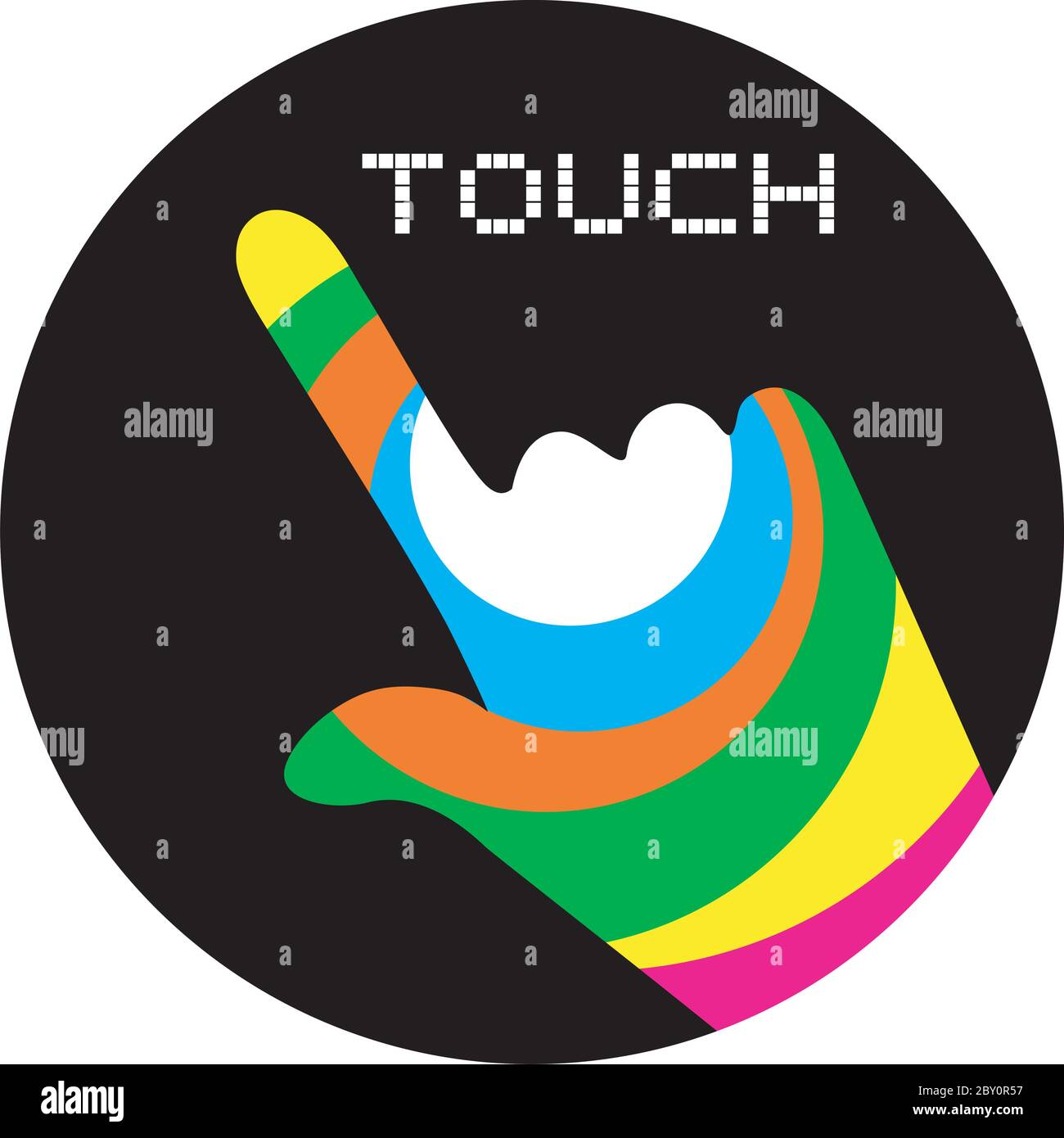 art touch button Stock Vector Image & Art - Alamy