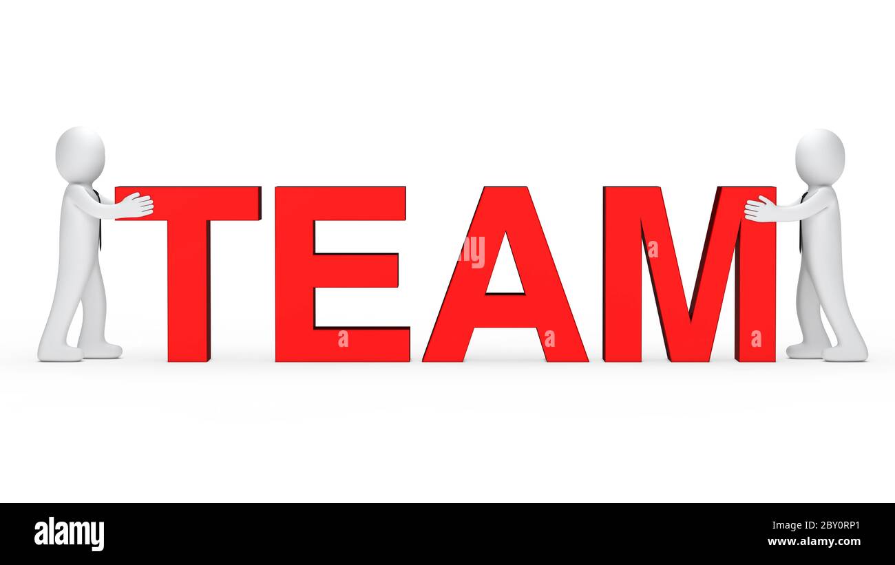 business men red team word Stock Photo - Alamy