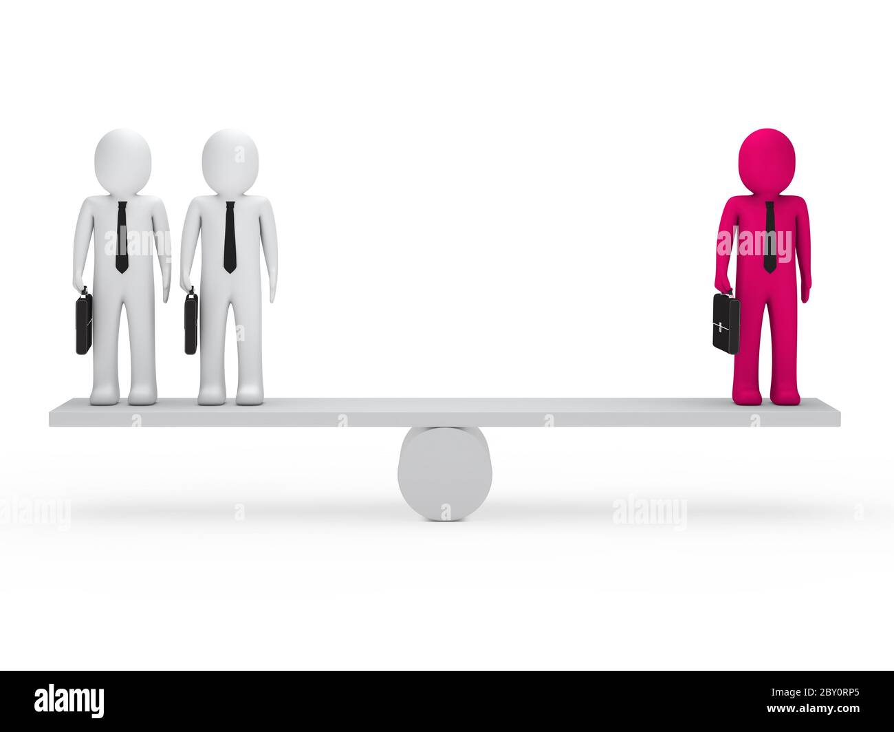 3d person balance scale hi-res stock photography and images - Alamy