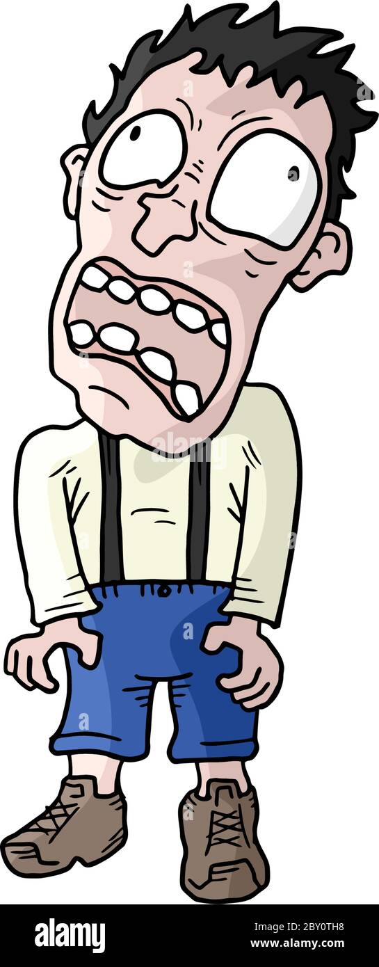 Cartoon surprised man Stock Vector Images - Alamy