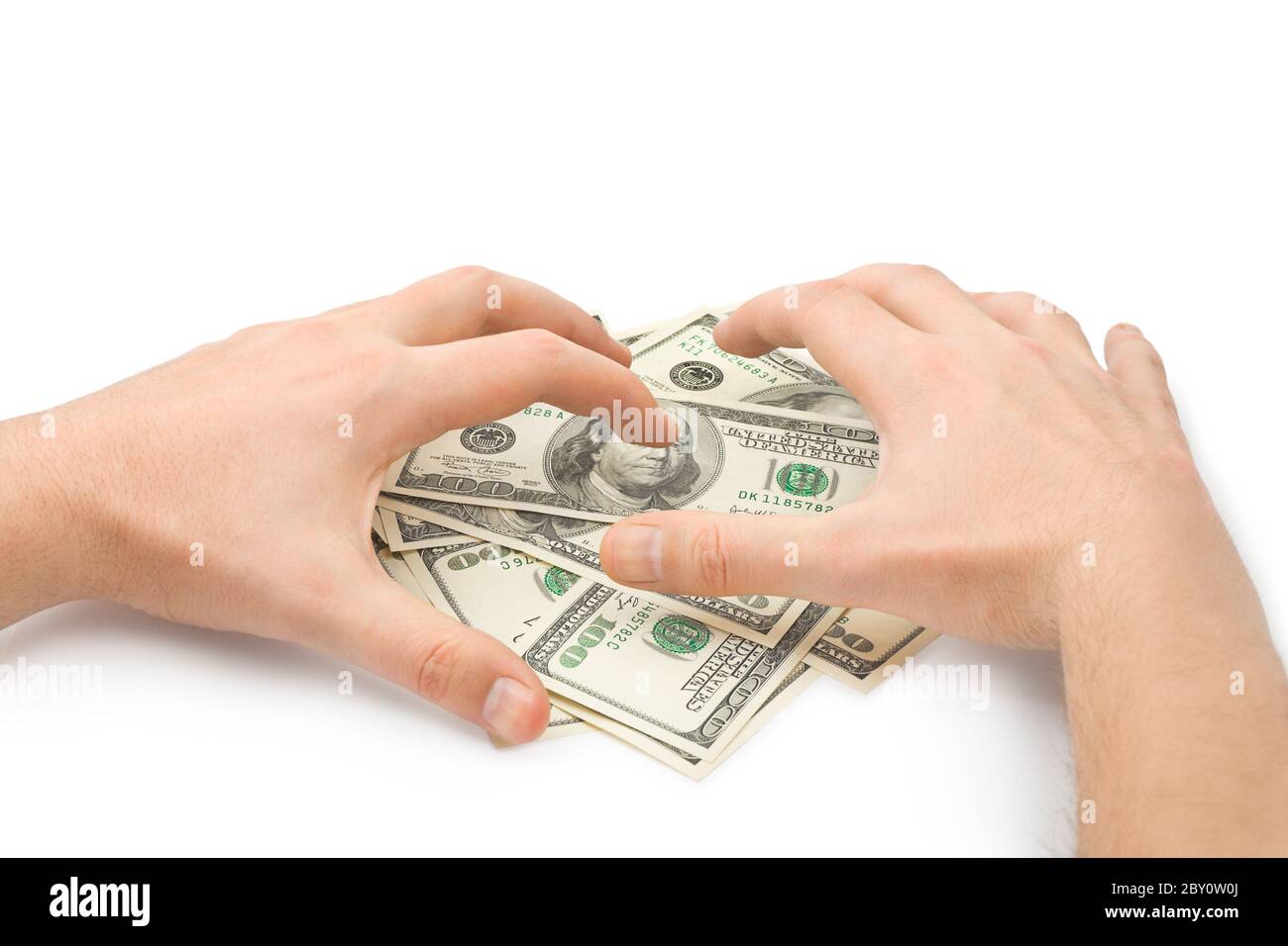 Hands and money Stock Photo - Alamy