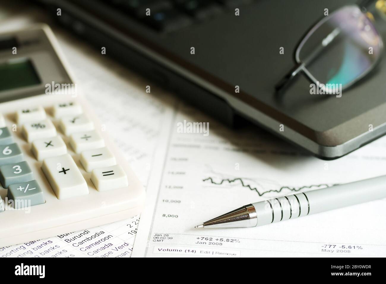 Stock market reports Stock Photo - Alamy