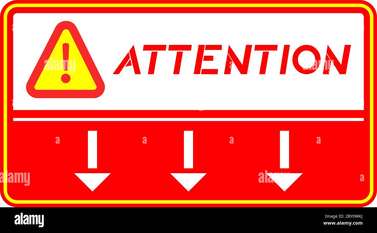 Attention symbol Stock Vector Images - Alamy
