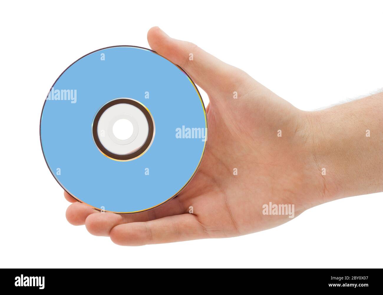 Hand with dvd Stock Photo - Alamy