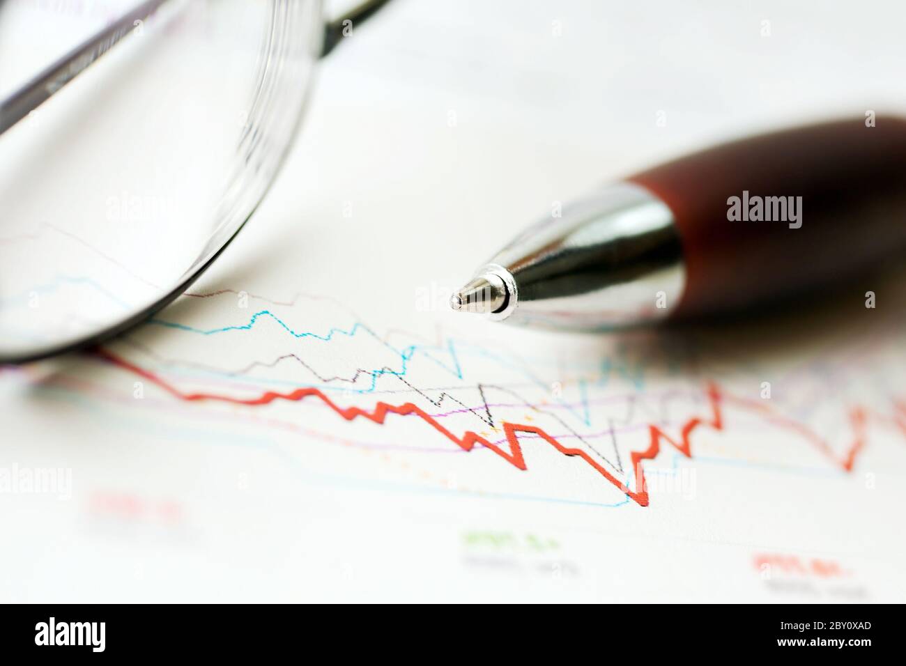 Stock market reports Stock Photo - Alamy
