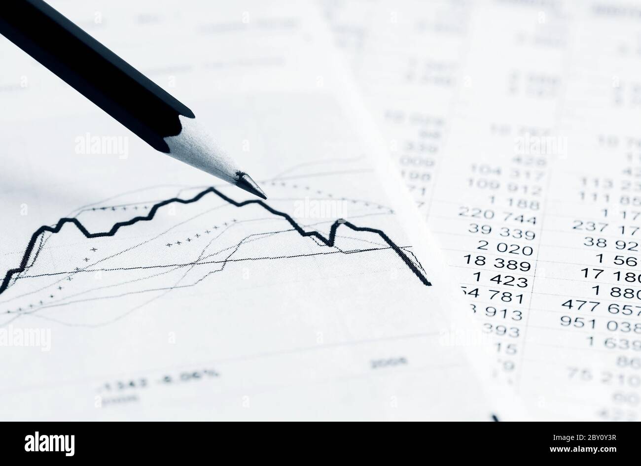 Stock market graphs and charts Stock Photo - Alamy