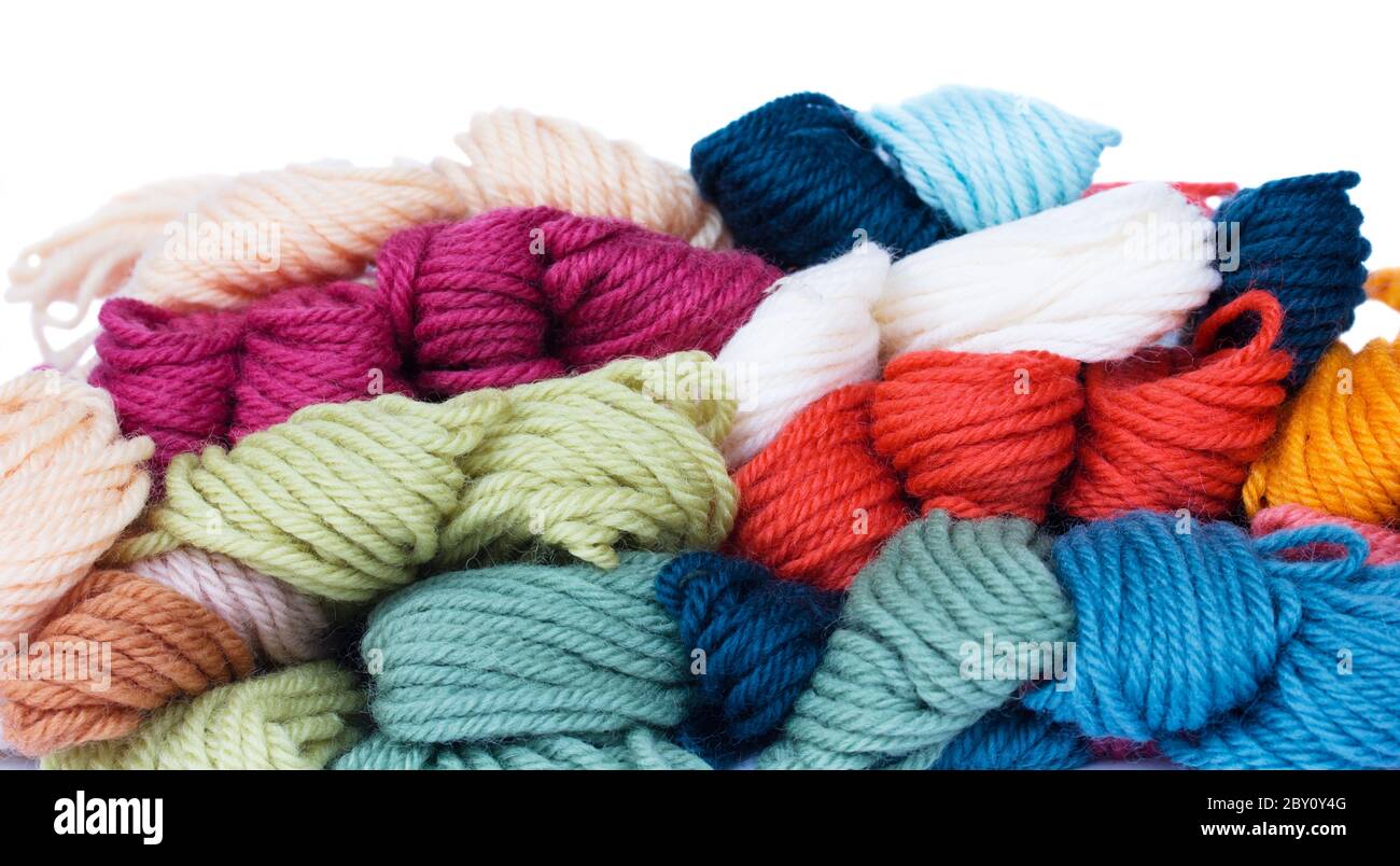 Wool pile yarns hi-res stock photography and images - Alamy
