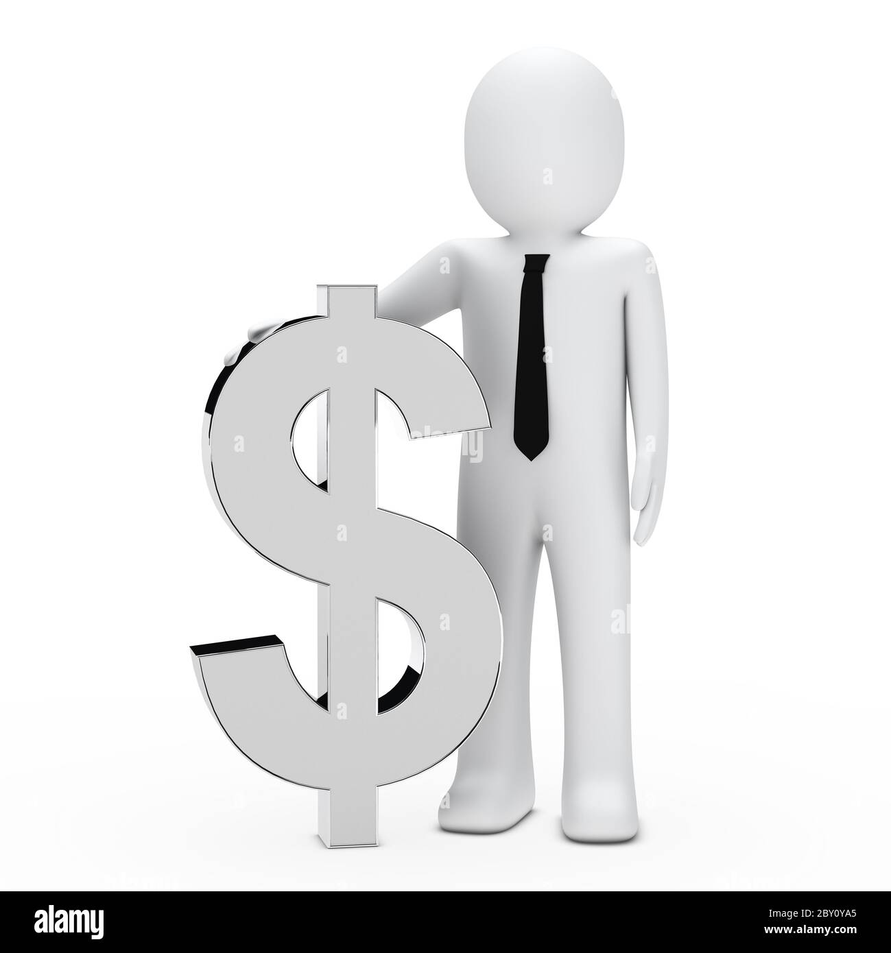 Growth profit symbol businessman Cut Out Stock Images & Pictures - Alamy