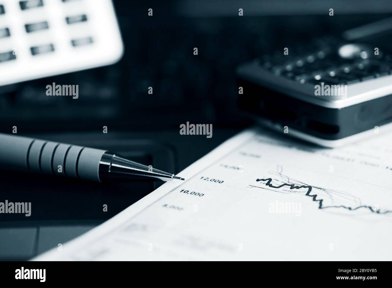 Stock market reports Stock Photo - Alamy