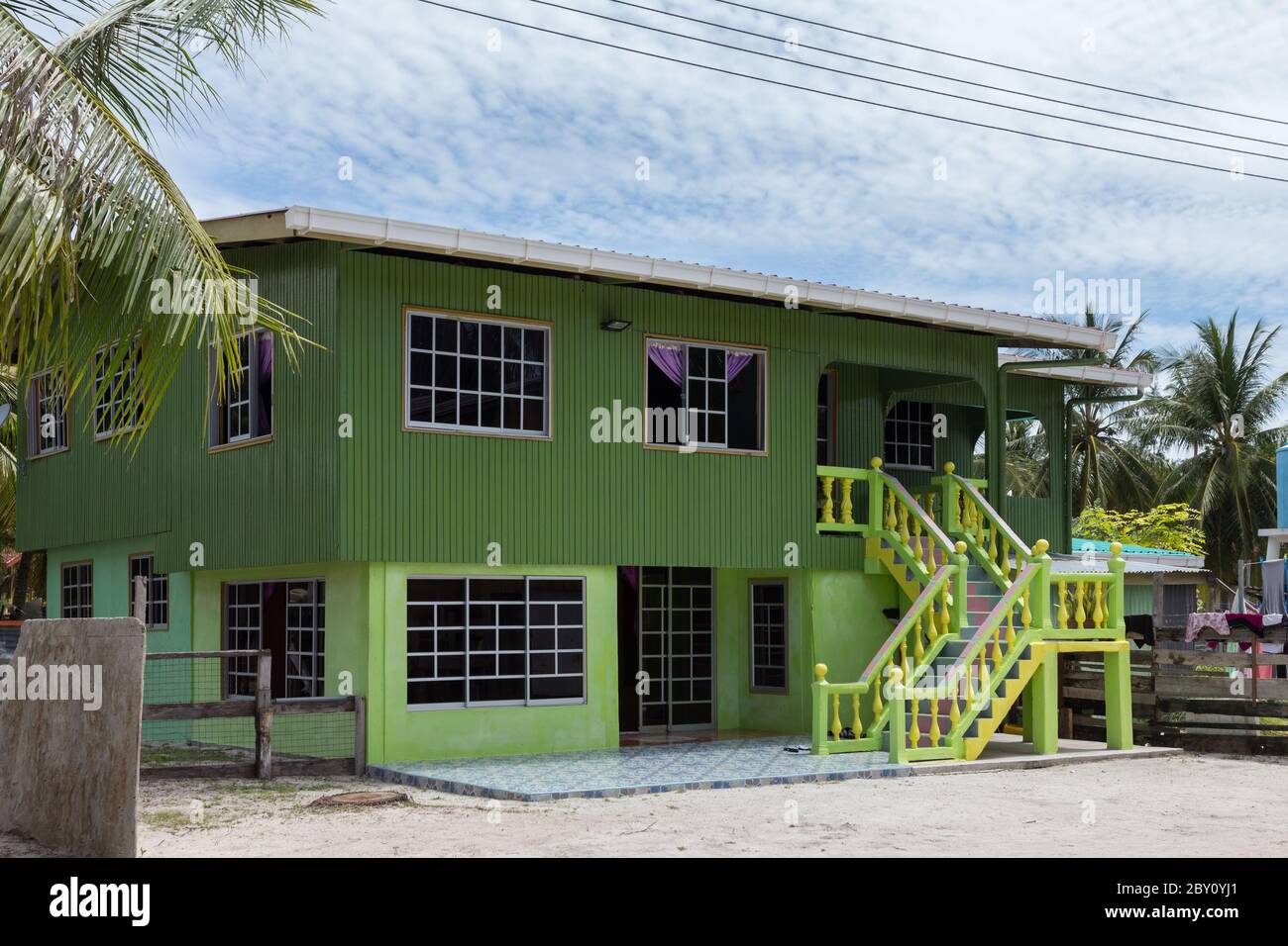 Beautiful local traditional house at Mantanani Island, Sabah, North ...