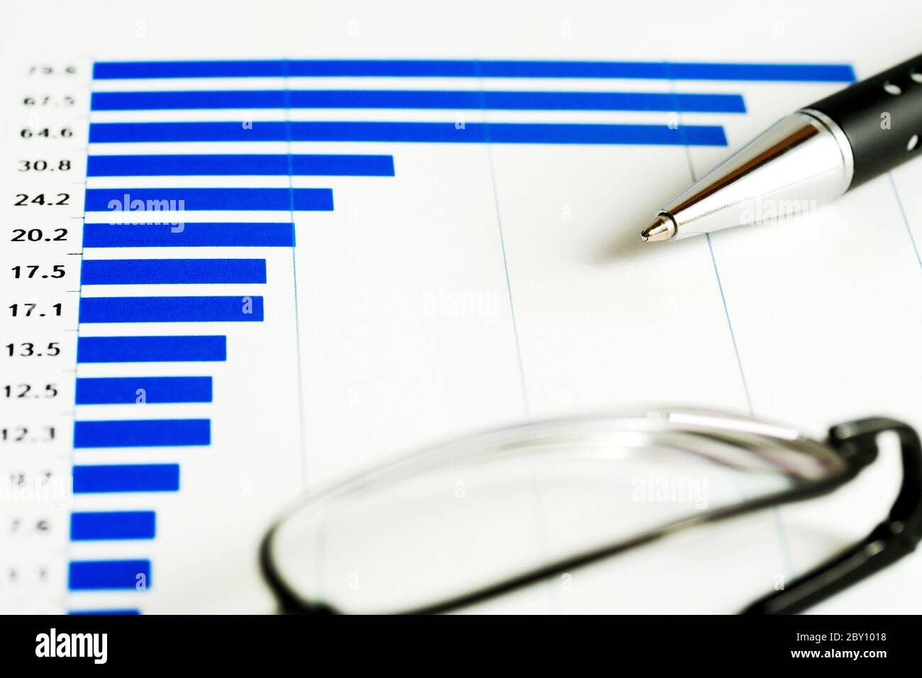 Stock market graphs Stock Photo - Alamy