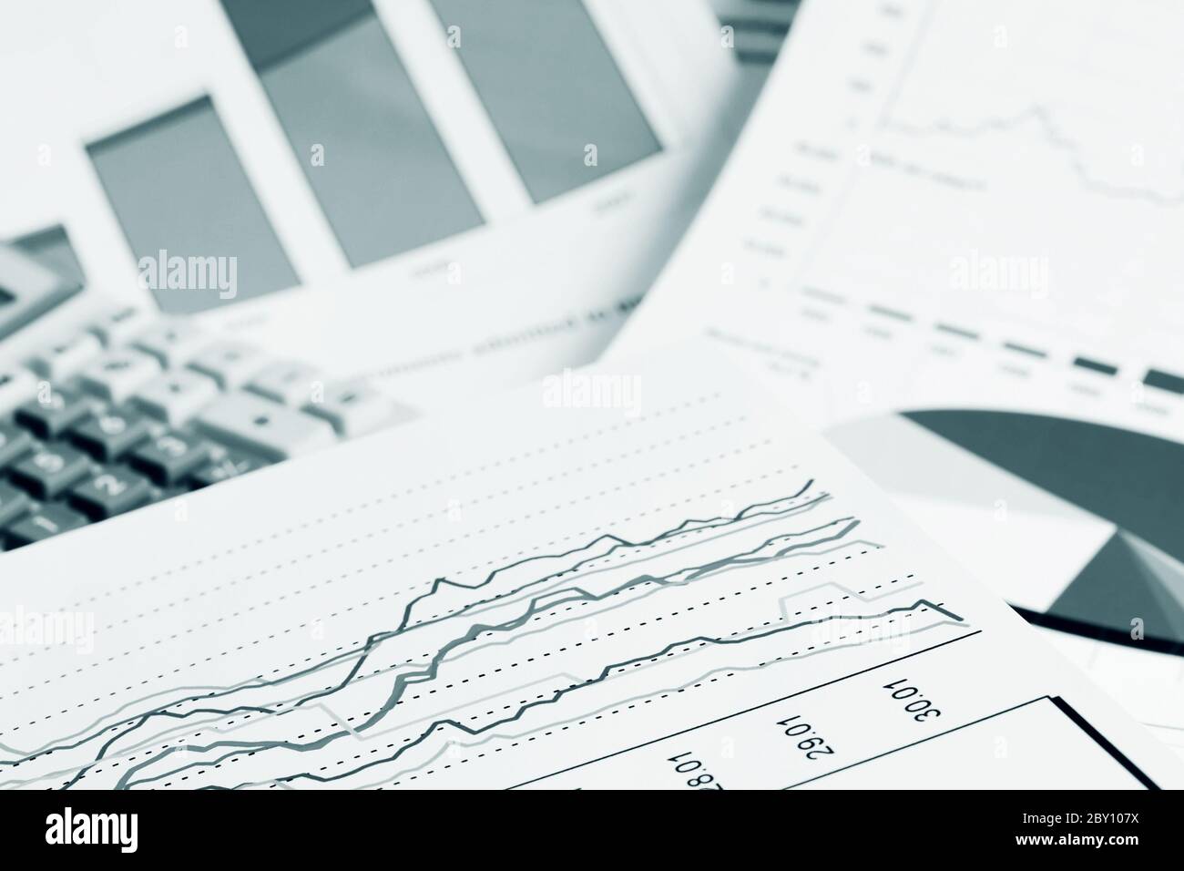 Stock market graphs and charts Stock Photo - Alamy
