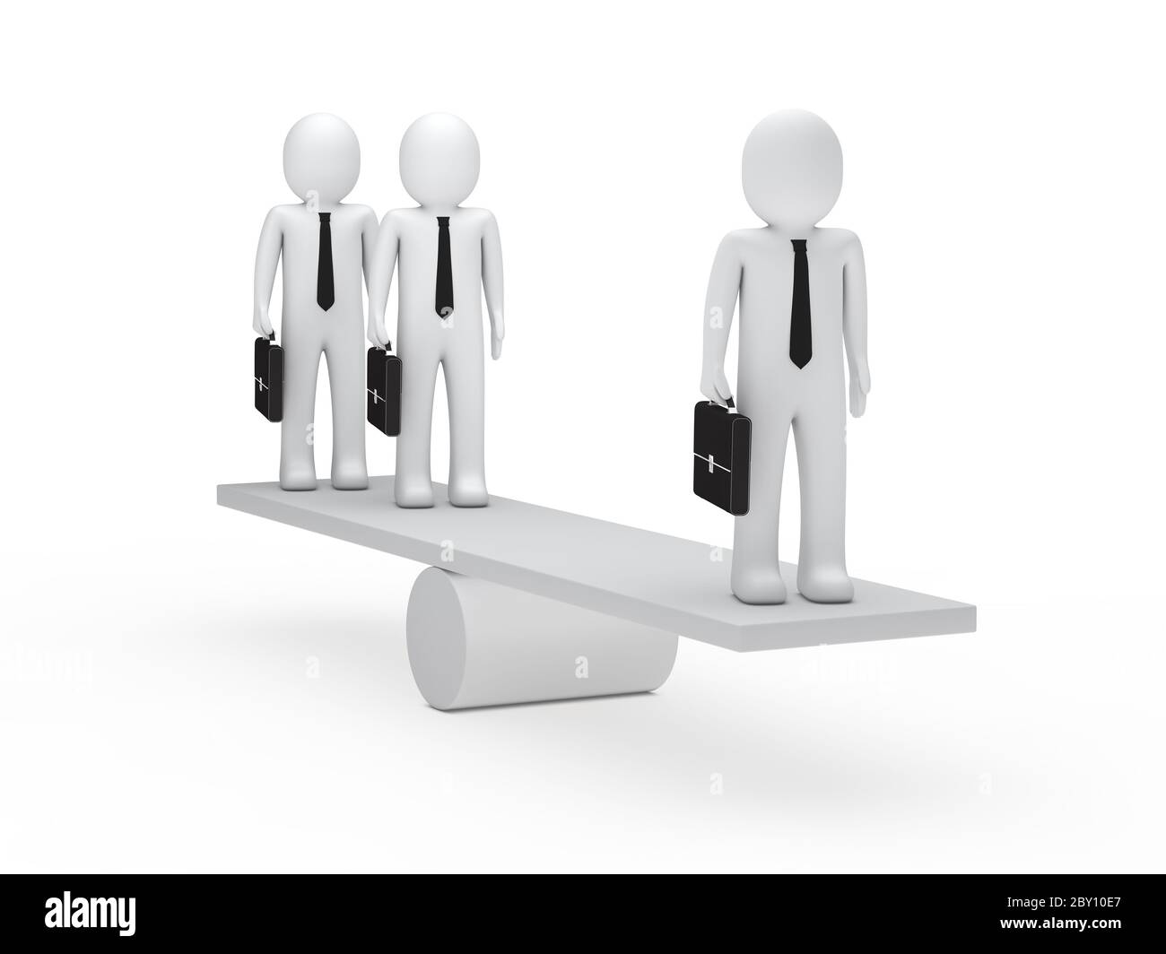 3d person balance scale hi-res stock photography and images - Alamy