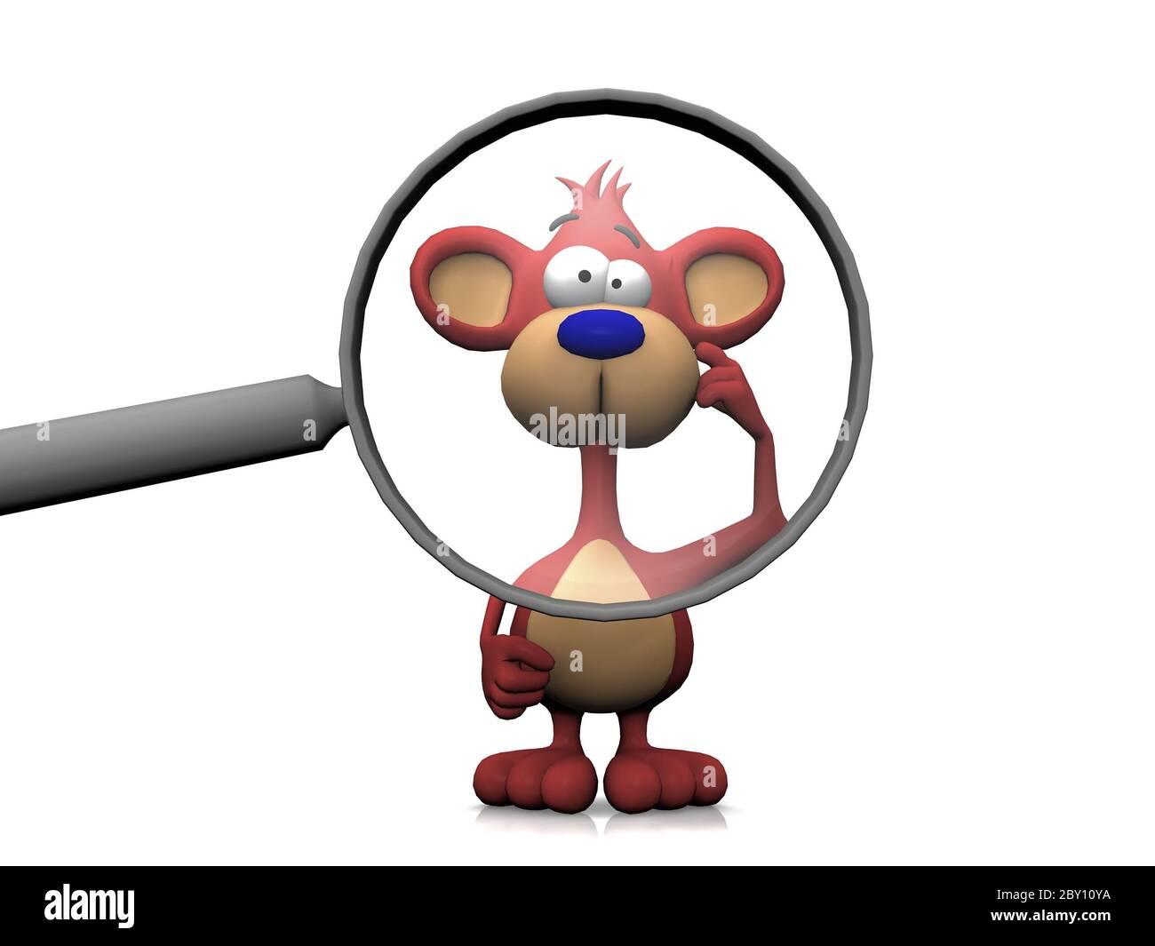 Monkey magnifying glass hi-res stock photography and images - Alamy