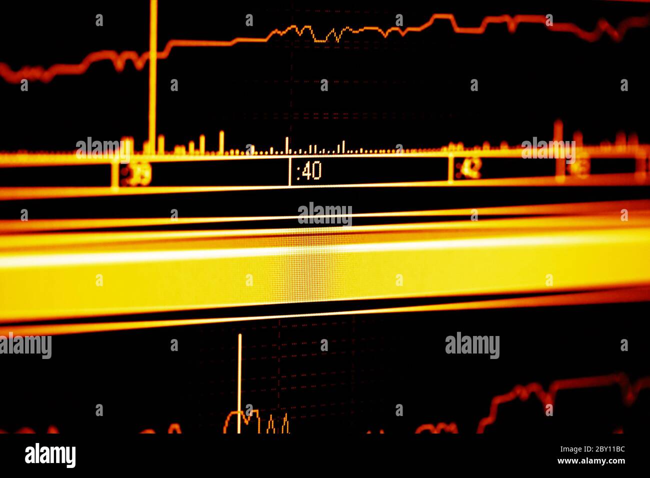 Stock index on the computer monitor Stock Photo - Alamy