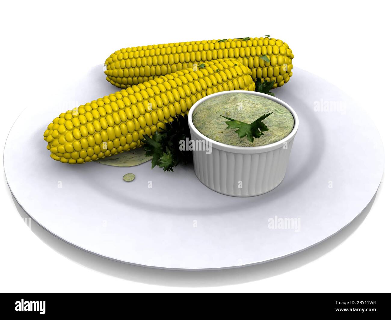 Corn 3d hi-res stock photography and images - Alamy