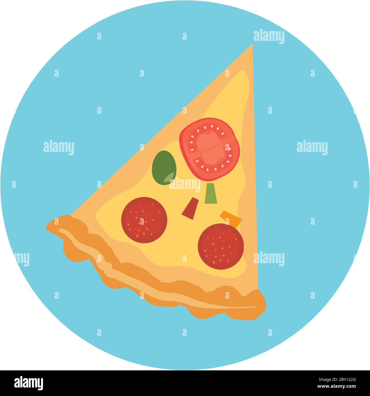 Isolated pizza food vector design Stock Vector Image & Art - Alamy