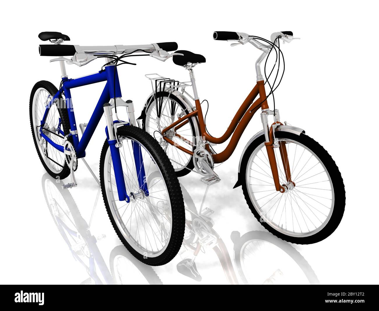 Woman bike street Cut Out Stock Images & Pictures - Alamy