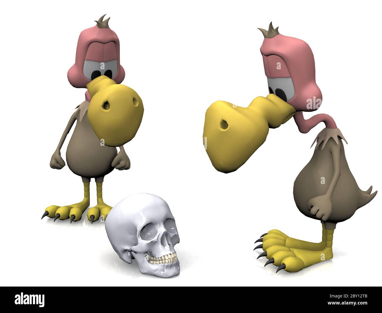 Sad skull hi-res stock photography and images - Alamy