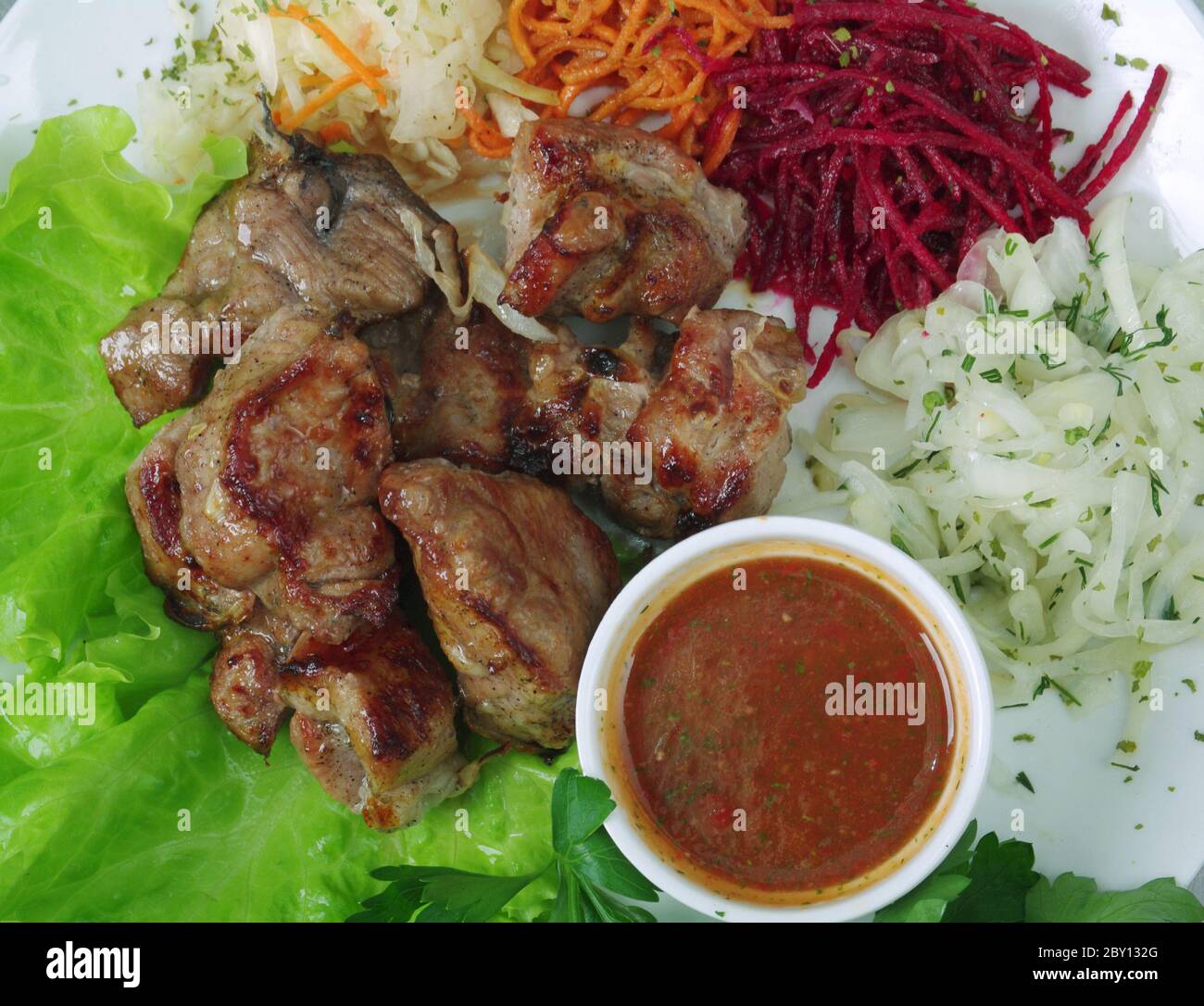 beef making roasted Stock Photo - Alamy