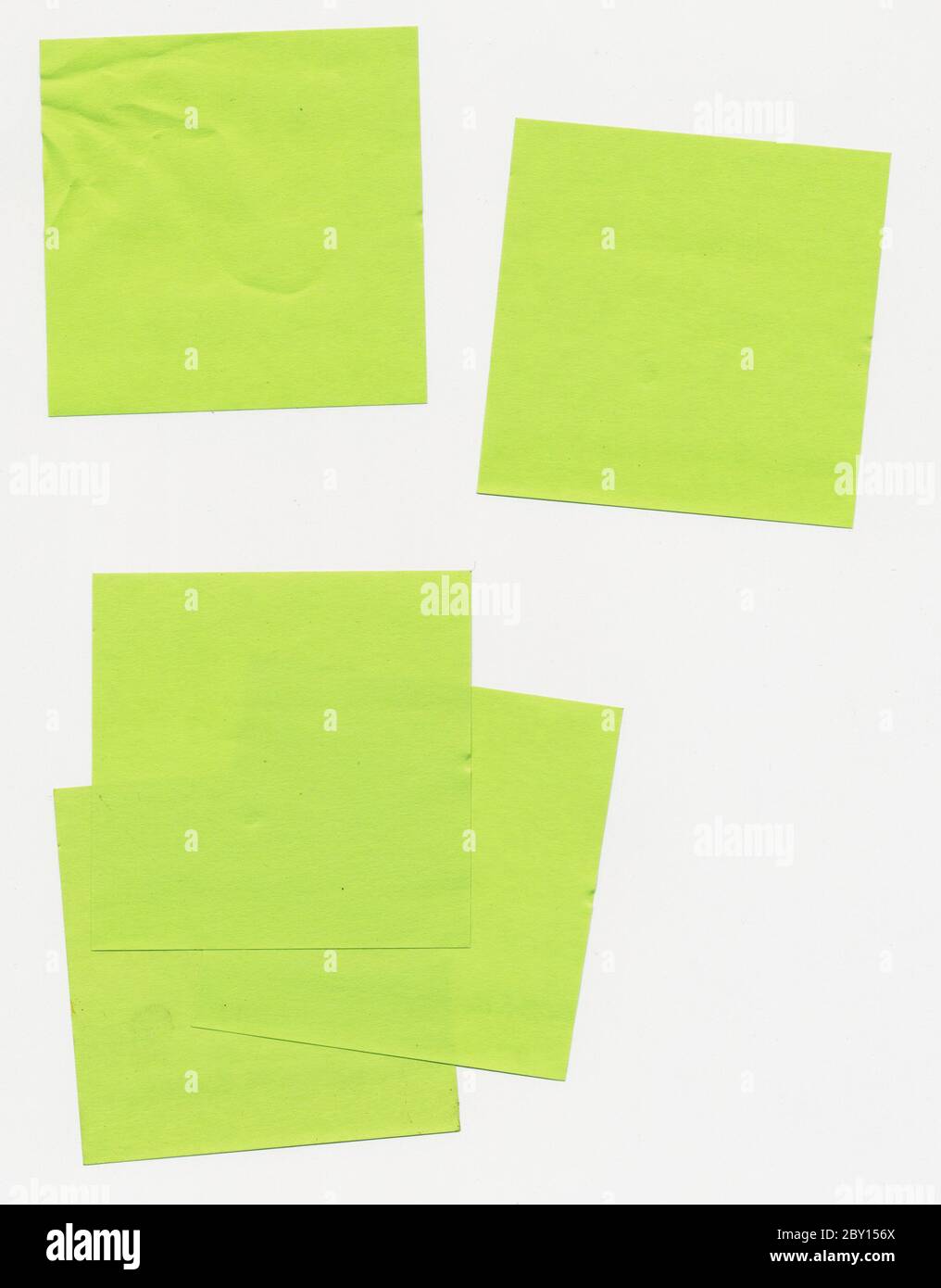 Post it notes - taped paper Stock Photo - Alamy