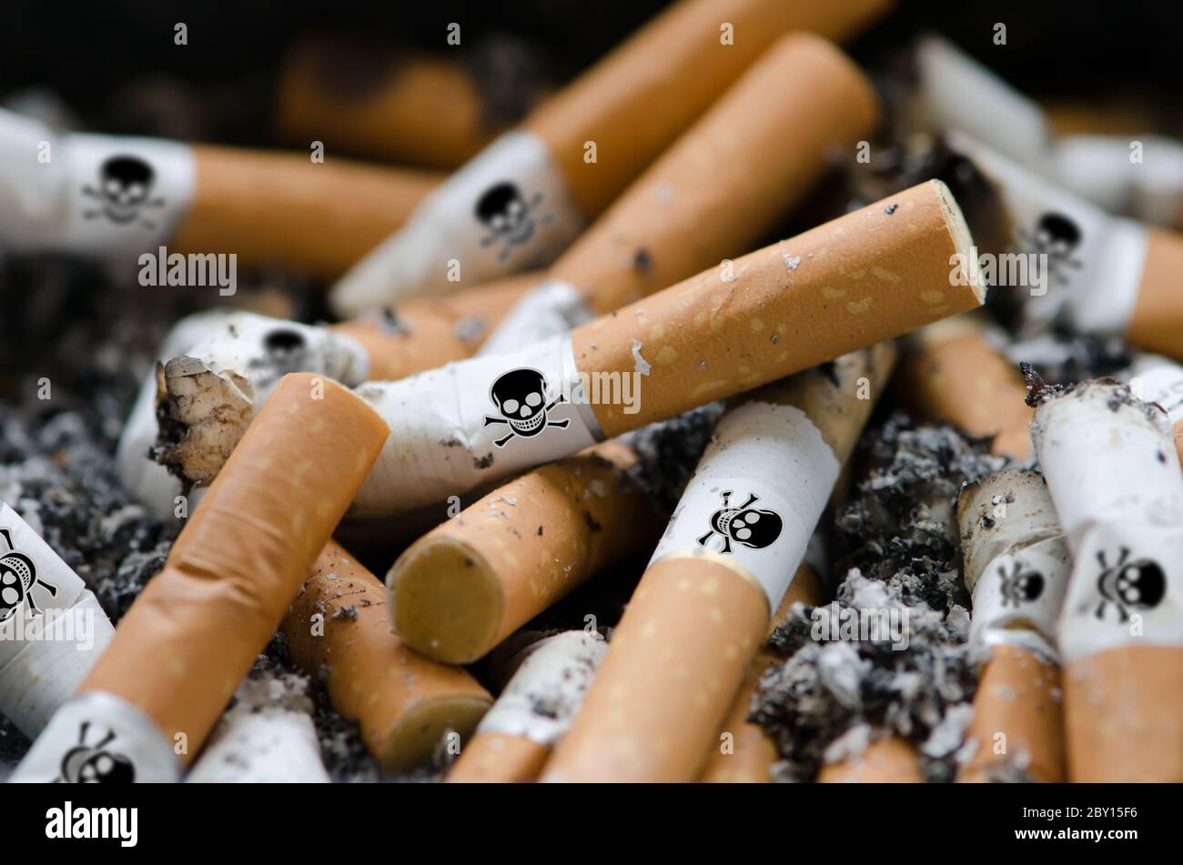 Dangerous cigarettes Stock Photo - Alamy